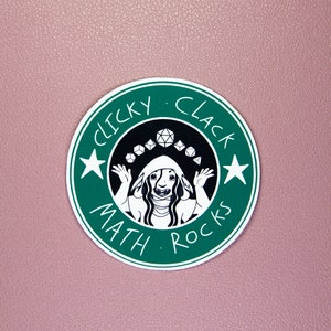 Clicky Clack Math Rocks Goblin Dnd Sticker - Etsy