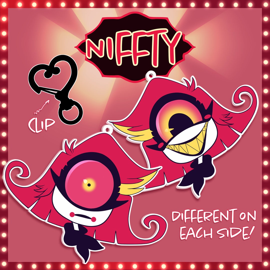 Niffty Hazbin Hotel Double Sided Acrylic Keychain - Etsy