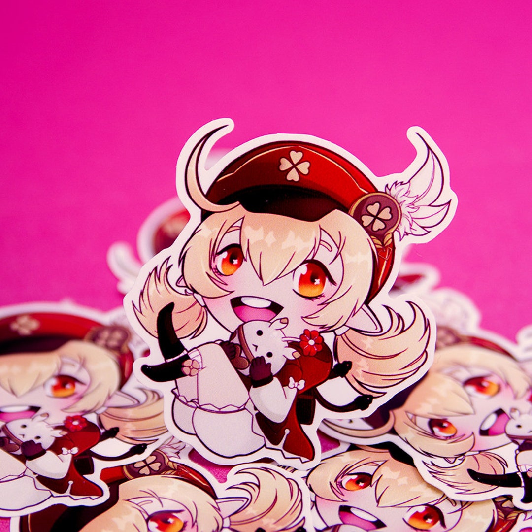 Klee Chibi Genshin Impact Sticker - Etsy