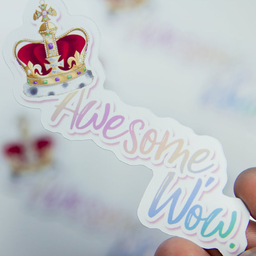 Awesome, Wow. Hamilton Sticker - Etsy