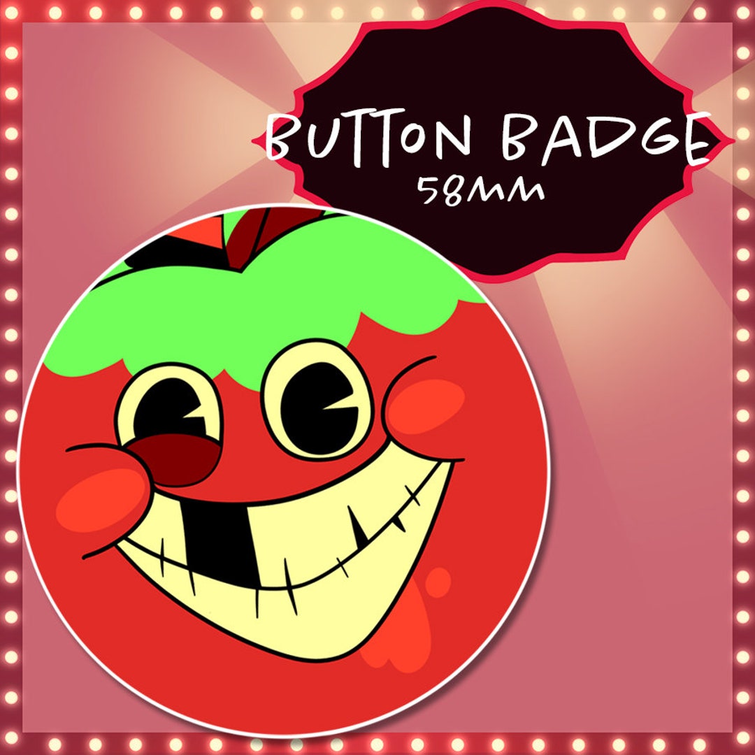 Helluva Boss Loo Loo Land Apple Mascot 58mm Jumbo Button Badges - Etsy