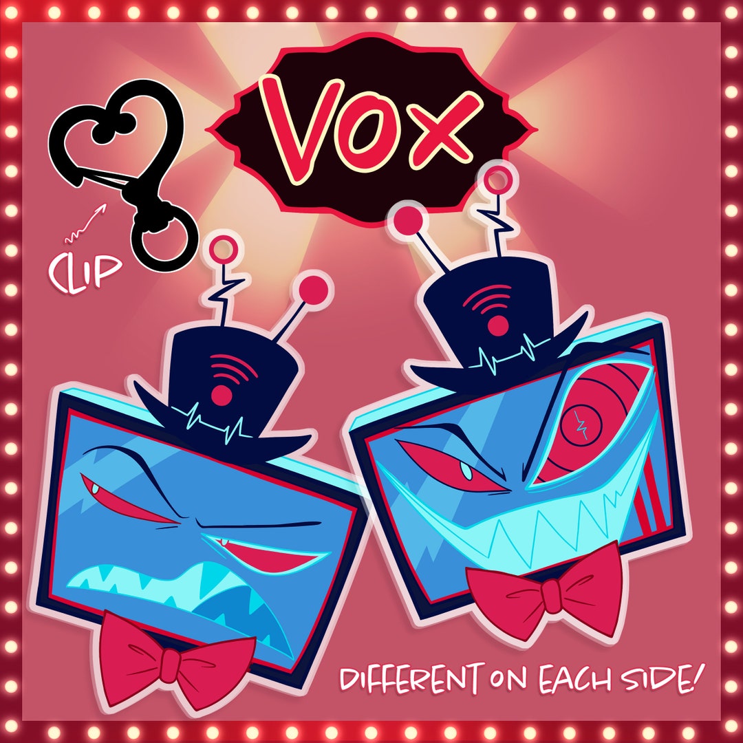 PRE-ORDER: Vox Hazbin Hotel Double Sided Acrylic Keychain - Etsy