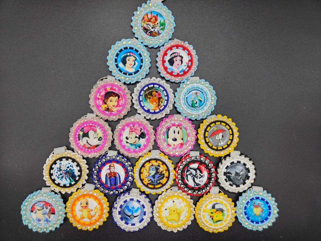 Native American Beaded Key Chain Disney Princesses Pokemon Super Heroes ...