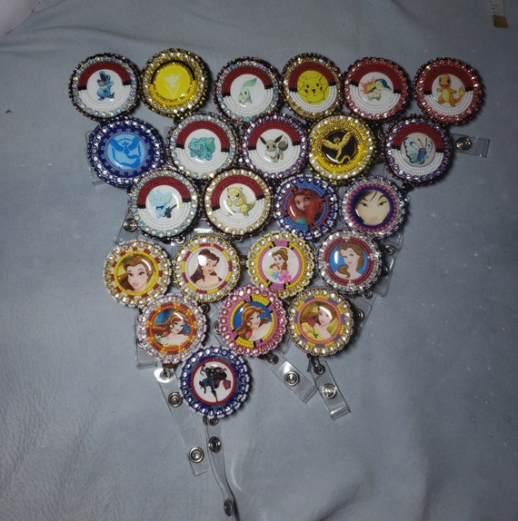 Native American Beaded Badge ID Holder Clip Princess - Etsy