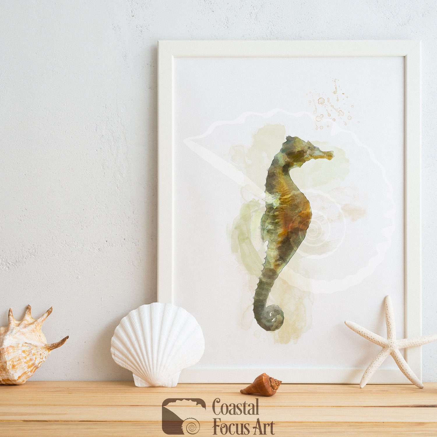 Seahorse Wall Decor Nature Animals Ocean Life Aquatic | Etsy