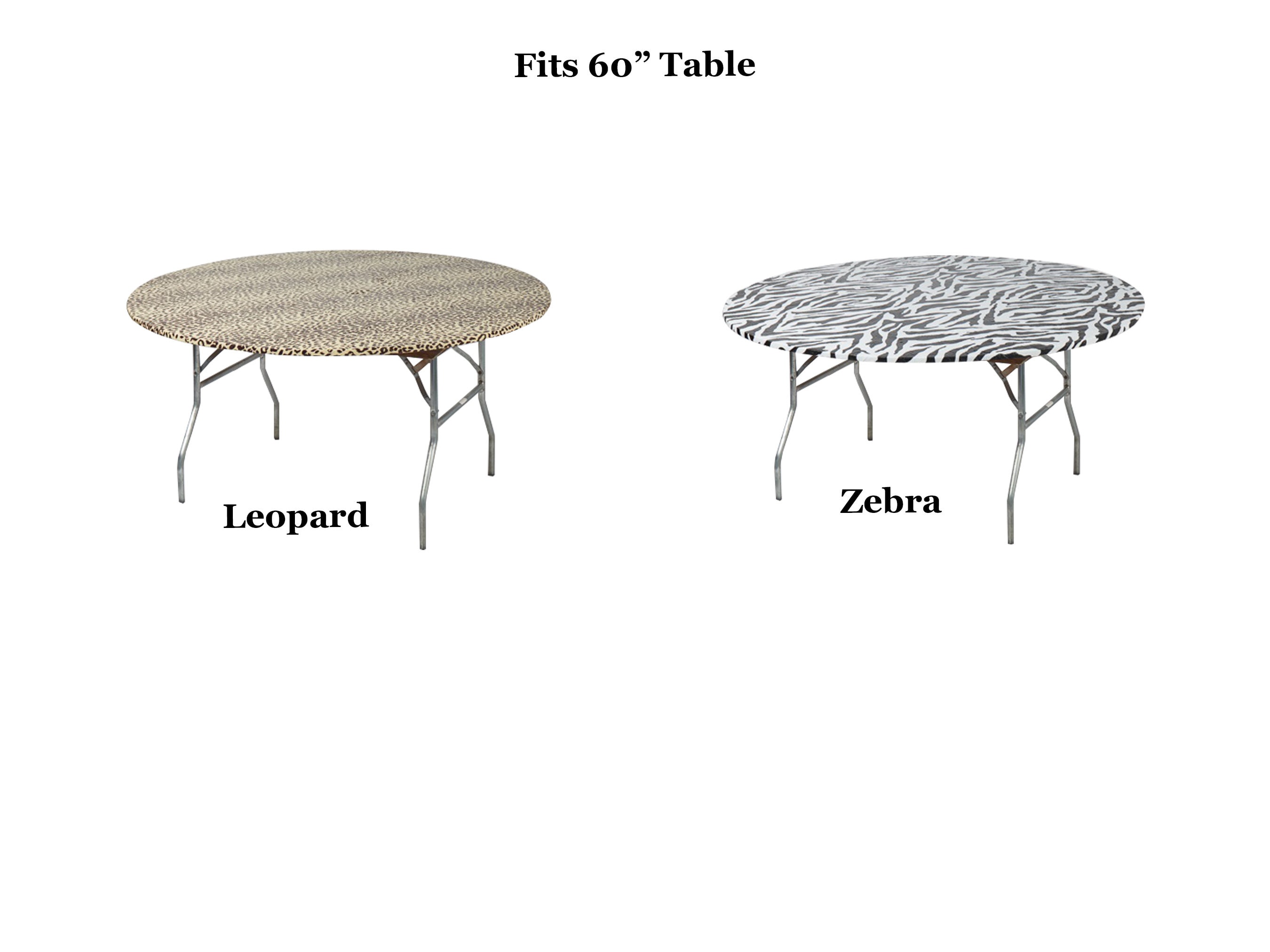 Kwik Covers 60" Round Fitted Plastic Table Cover, Party Tablecloths - Etsy