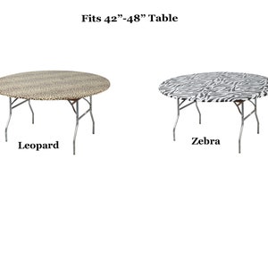 Kwik Covers Fits 42"-48" Round Fitted Plastic Table Cover, Party ...