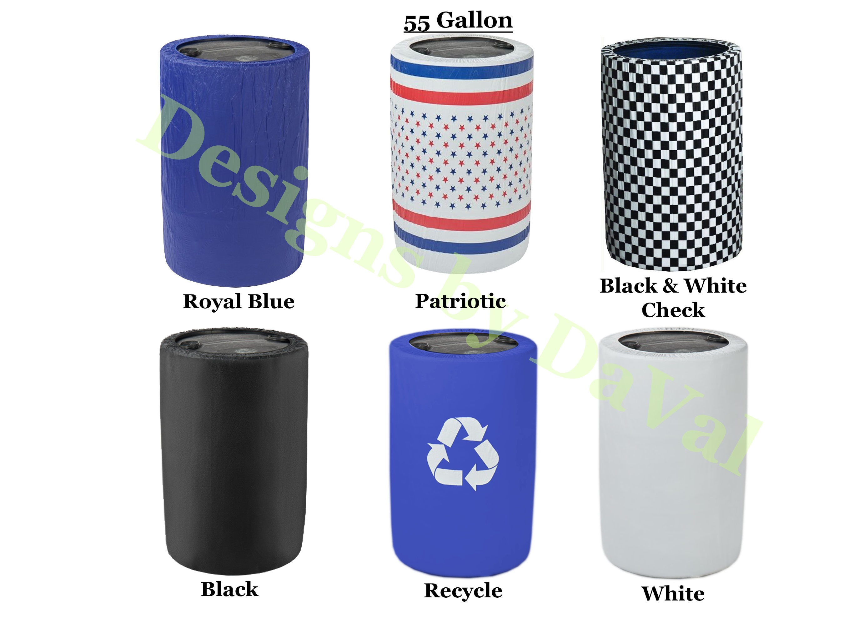 Fitted Kwik-can Covers for 33 Gal and 55 Gal Drums - Etsy