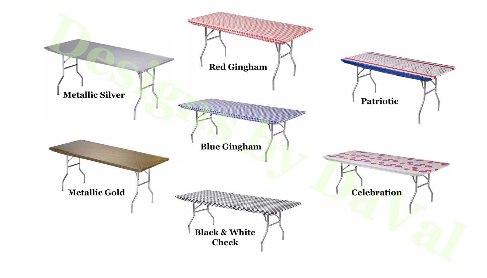 Kwik Covers Banquet Fitted Plastic Table Cover, Party Tablecloths - Etsy