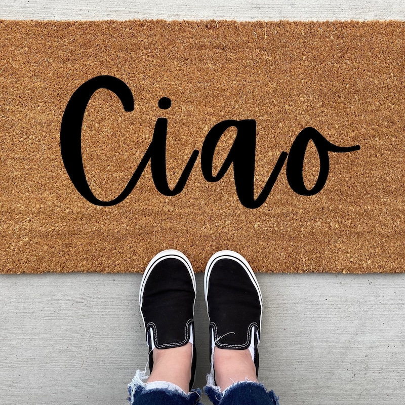 Ciao Doormat - Etsy