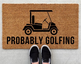 Golf Front Door Mat - Etsy