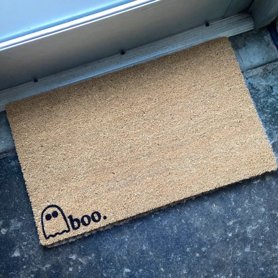 Boo Ghost Halloween Doormat Halloween Doormat Pumpkin Fall - Etsy