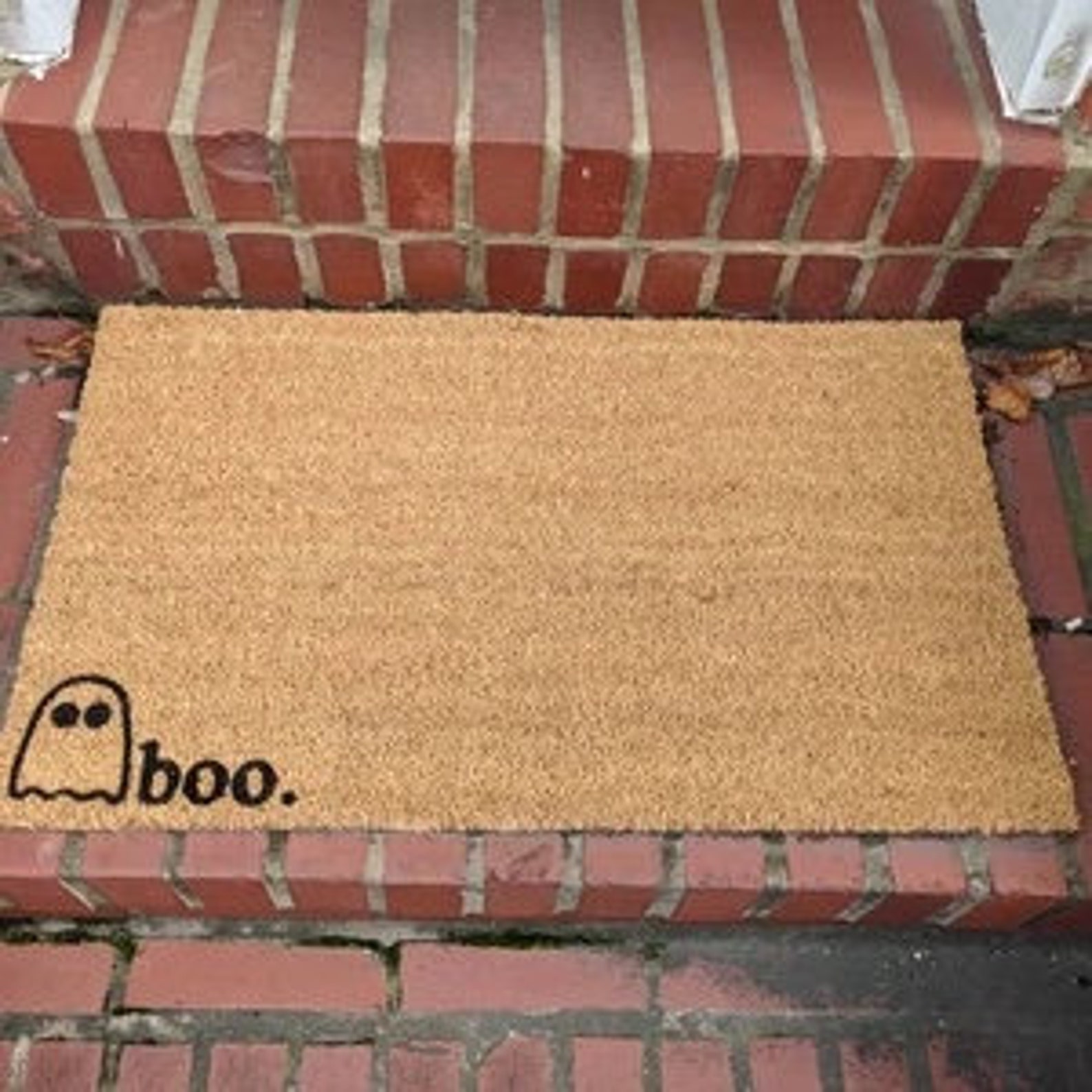 Boo Ghost Halloween Doormat Halloween Doormat Pumpkin Fall - Etsy
