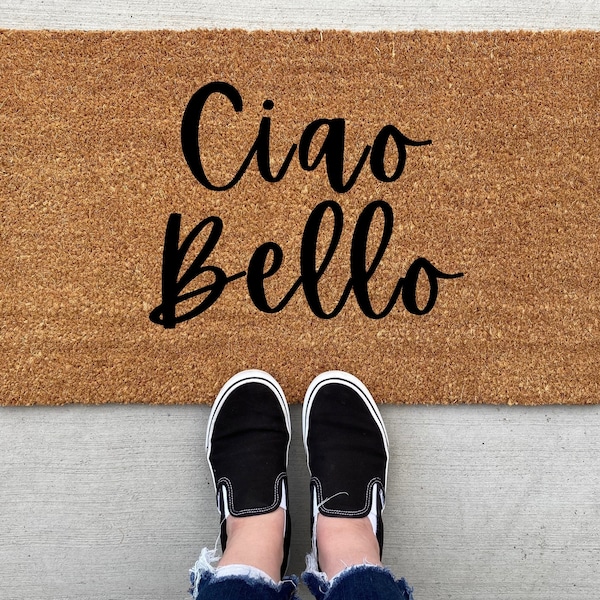 Ciao Doormat - Etsy