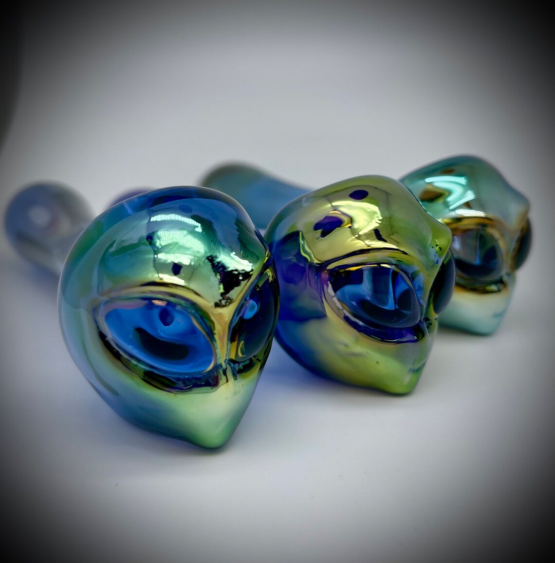 Alien Glass Galactic Smoking Pipe - Etsy