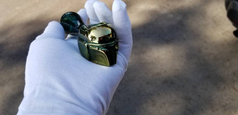 Space Mask Pipe Glass Pipe | Etsy