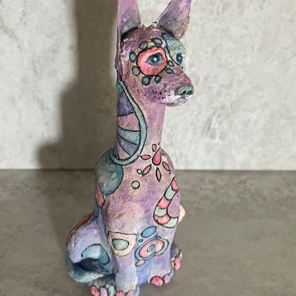 Paper Mache Dog - Etsy