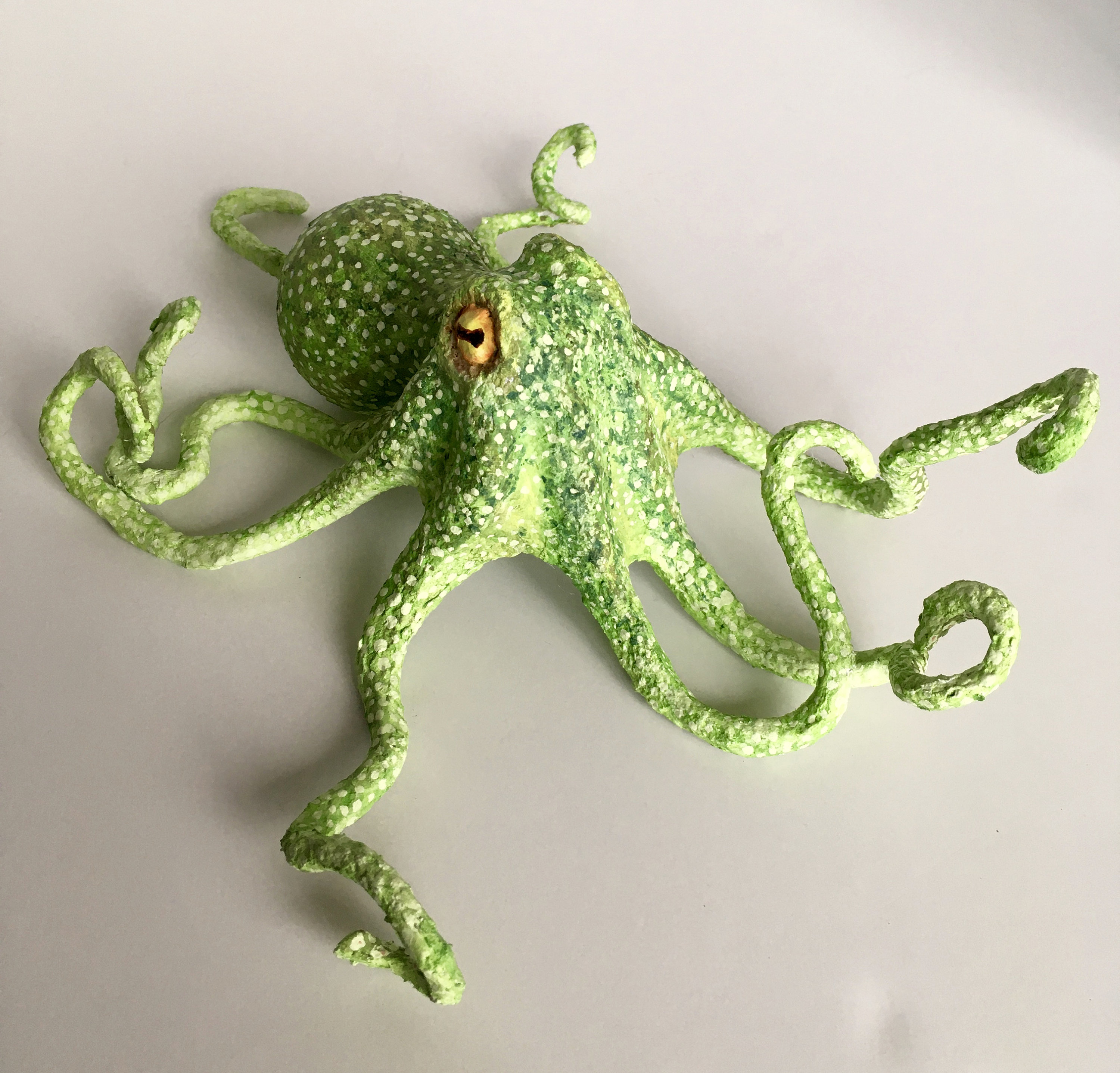 Green Octopus Made From Light Bulb - Etsy