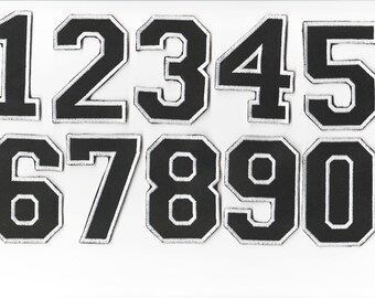 Sew on Numbers - Etsy