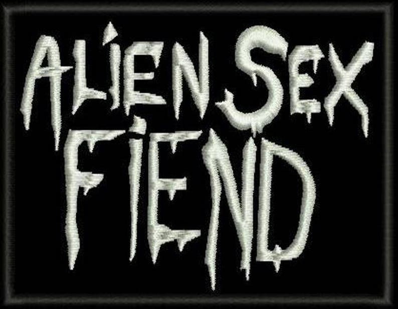 Alien Sex Fiend Embroidered Patch Occult Goth Punk Rock Astral Etsy