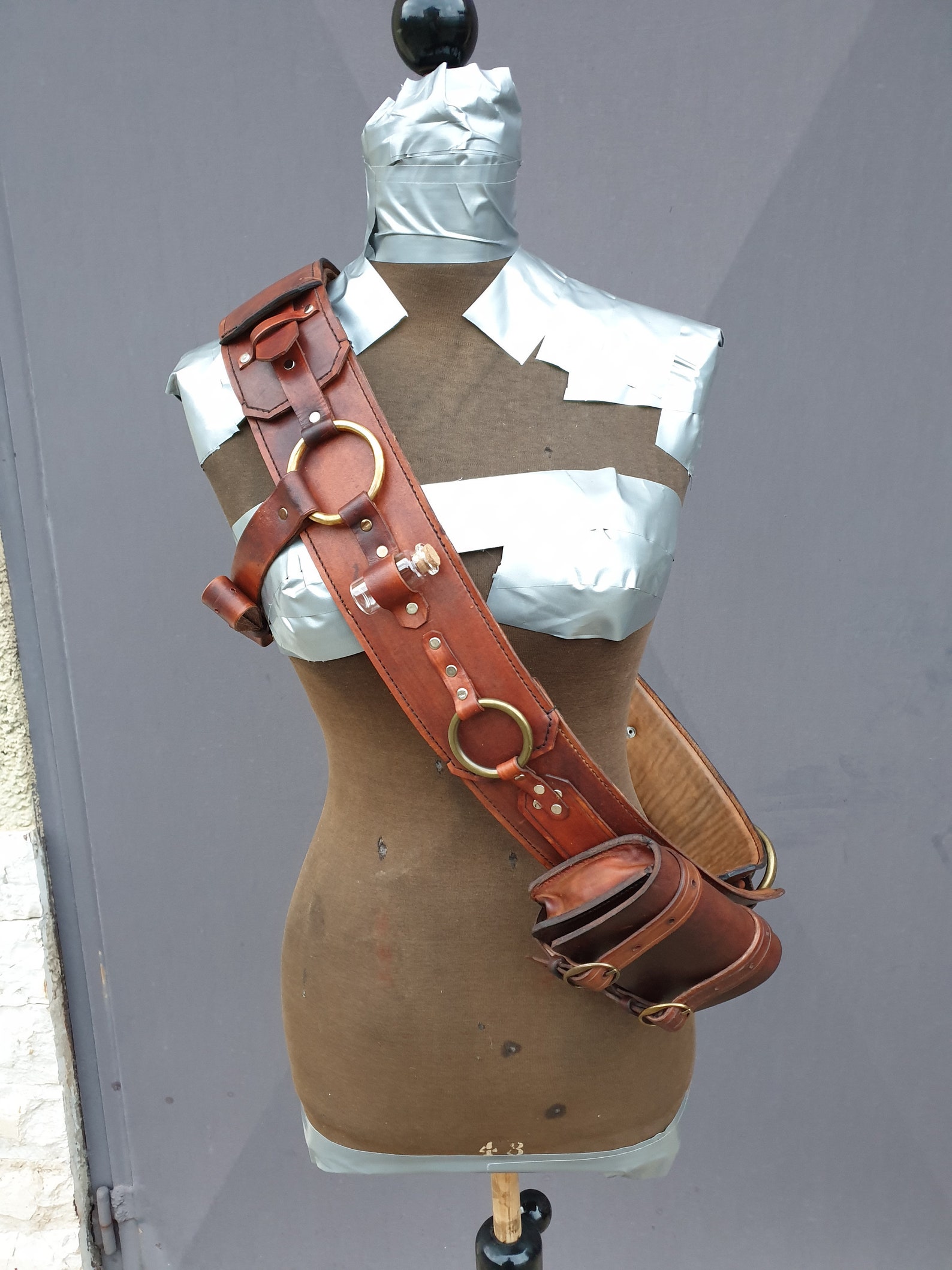 Mercenary Armor - LEATHER BELT - Etsy