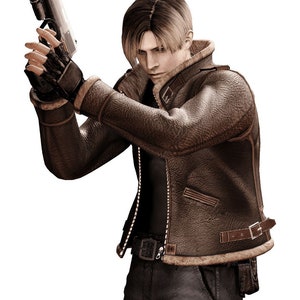 Leon Resident Evil Leather Jacket - [made on Measurement] - Etsy