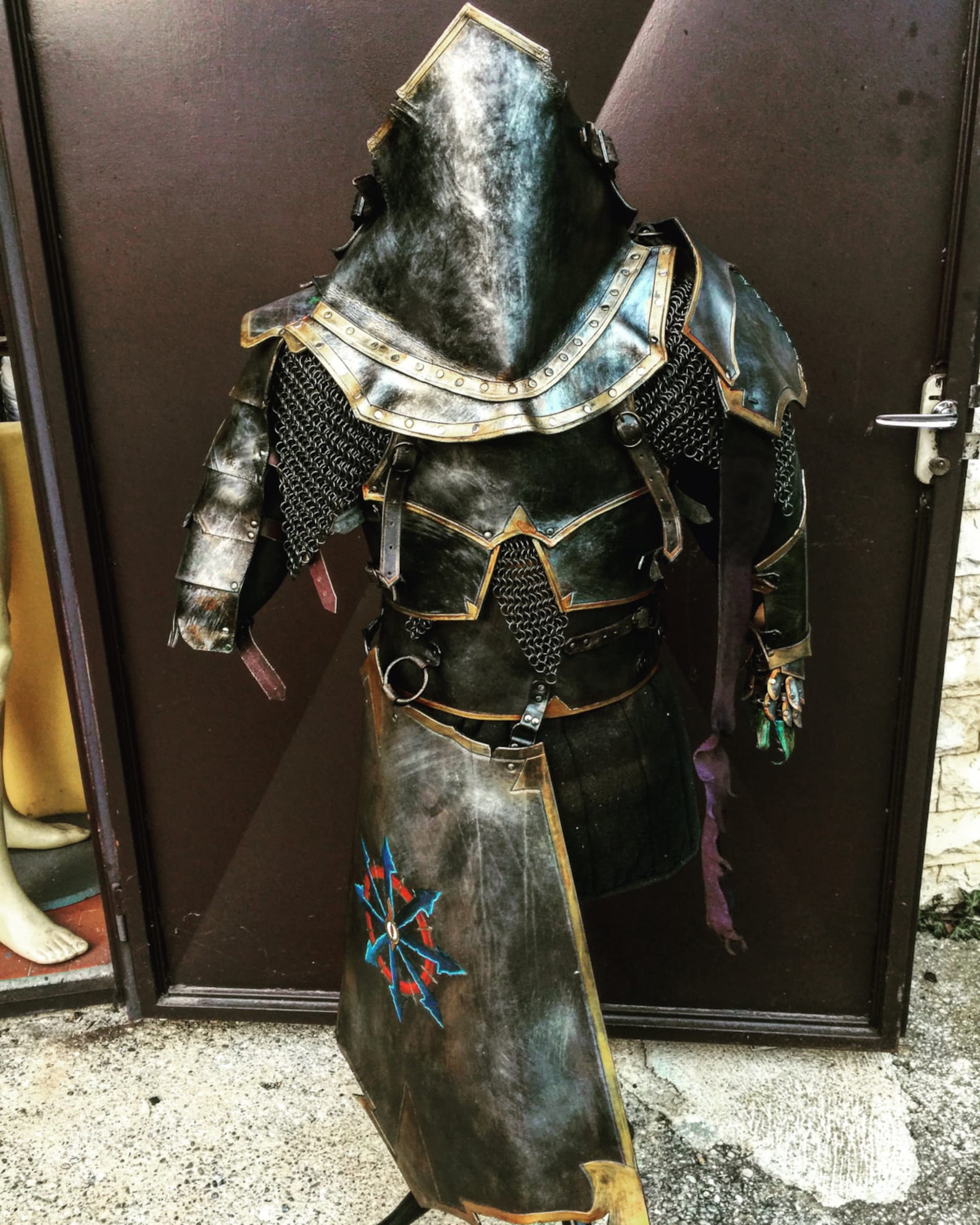 Chaos Tzeentch LEATHER ARMOR - COMPLETE Set Reenactment Larp [made on ...