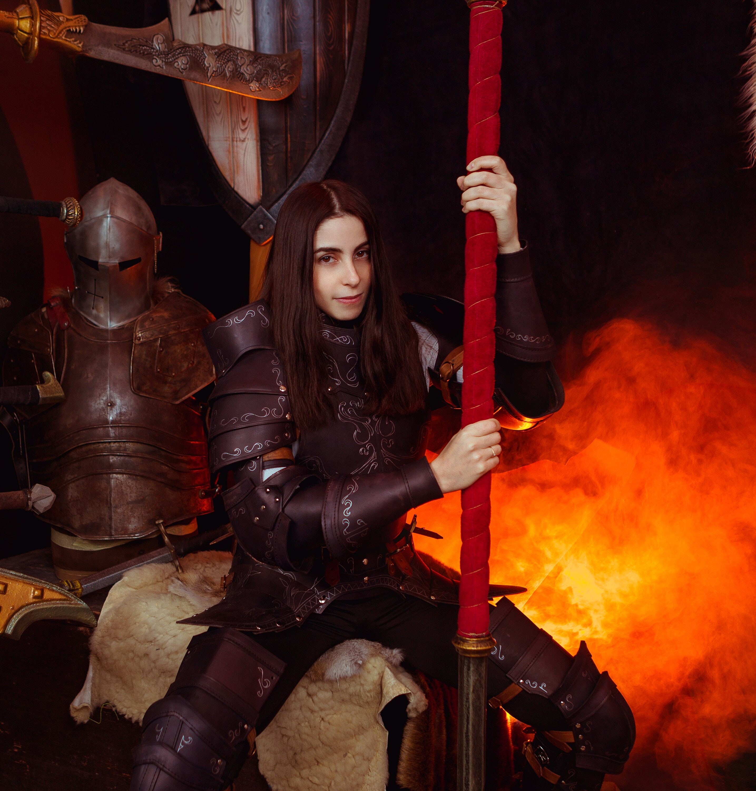 Drakeblood KNIGHT LEATHER ARMOR Complete Set made on Order - Etsy