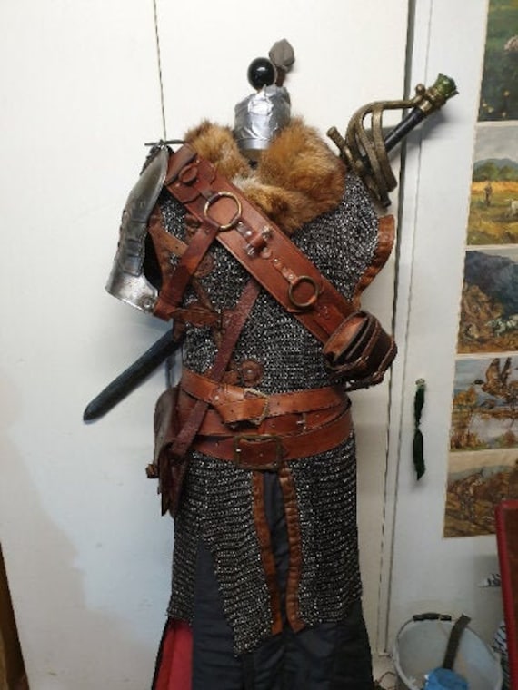 Mercenary Armor LEATHER ARMOR Full Set - Etsy Australia