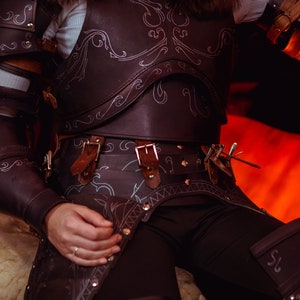 Drakeblood KNIGHT LEATHER ARMOR - Complete Set [made on Order] - Etsy