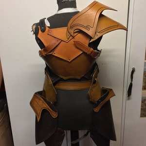 Envy Demon LEATHER ARMOR COMPLETE Set Reenactment Larp made on Order - Etsy