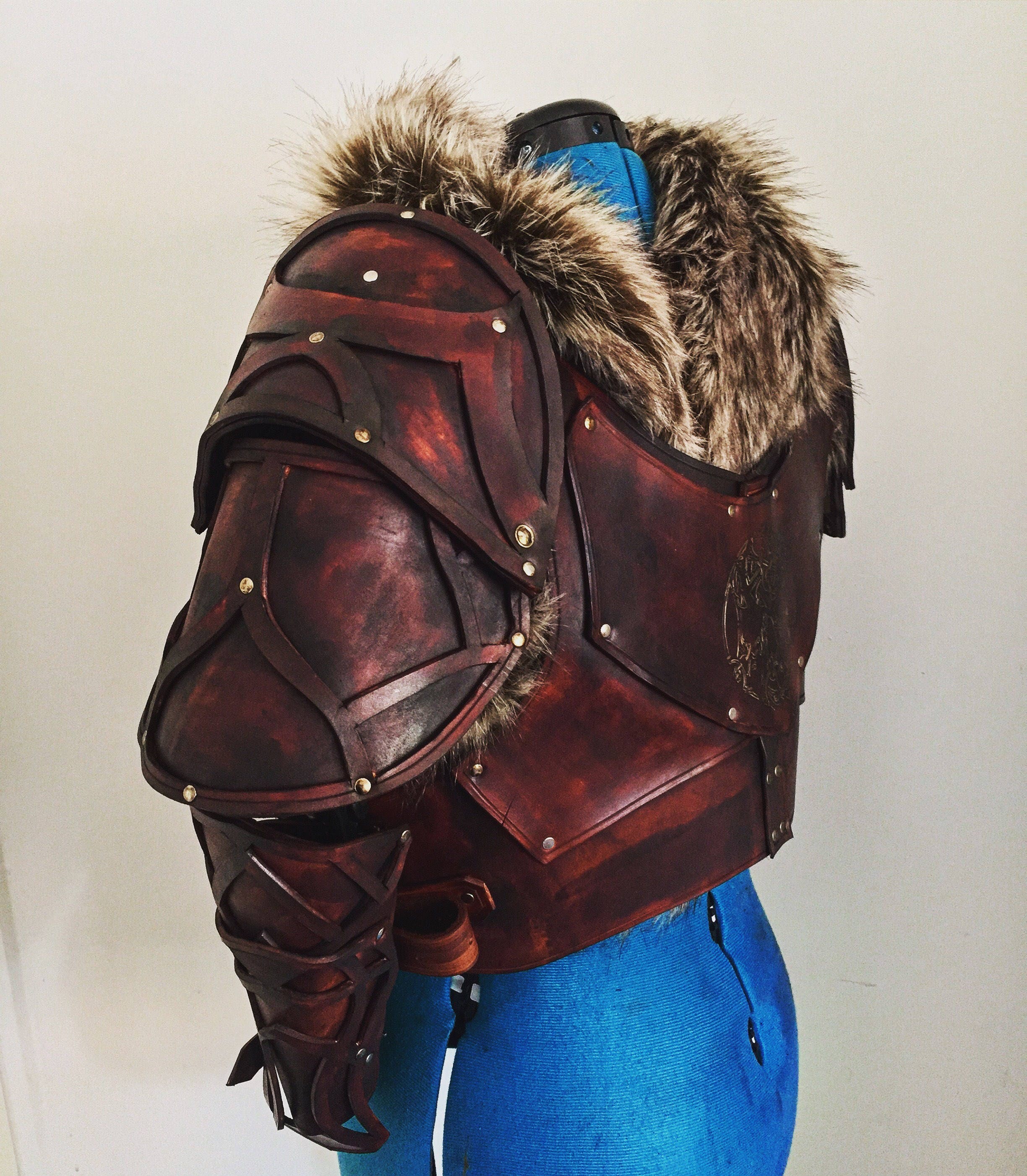 Viking LEATHER ARMOR V2 - COMPLETE Set Reenactment Larp [made on Order ...