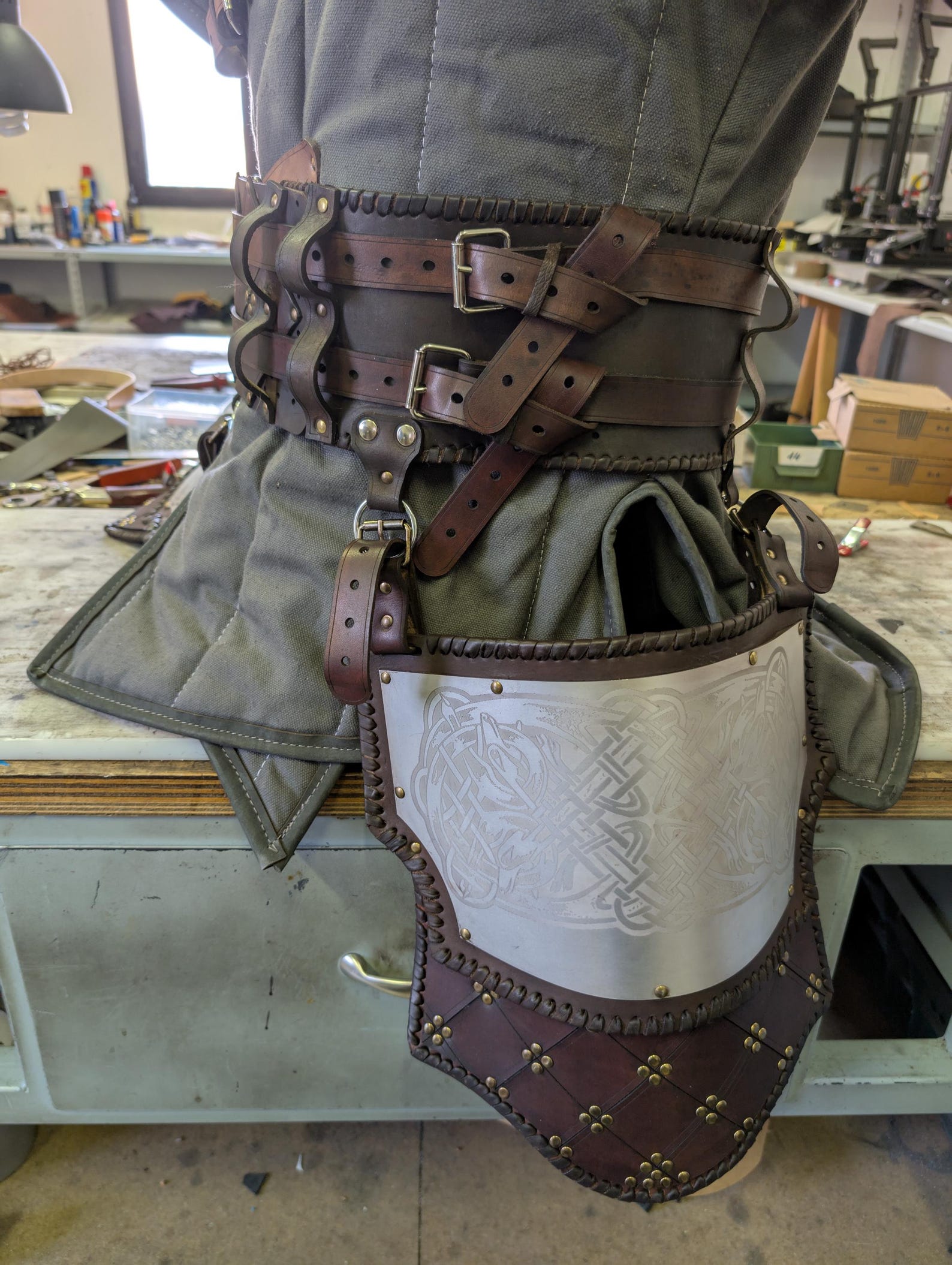 Complete LEATHER ARMOUR - VIKING Deluxe Set - Etsy