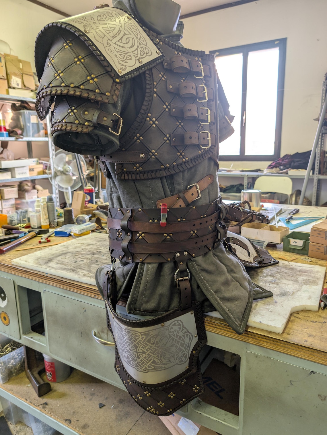 Complete LEATHER ARMOUR - VIKING Deluxe Set - Etsy