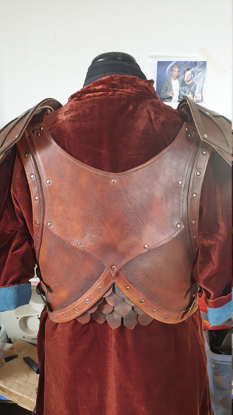 Viking LEATHER ARMOR - COMPLETE Set Reenactment Larp [made on Order] - Etsy