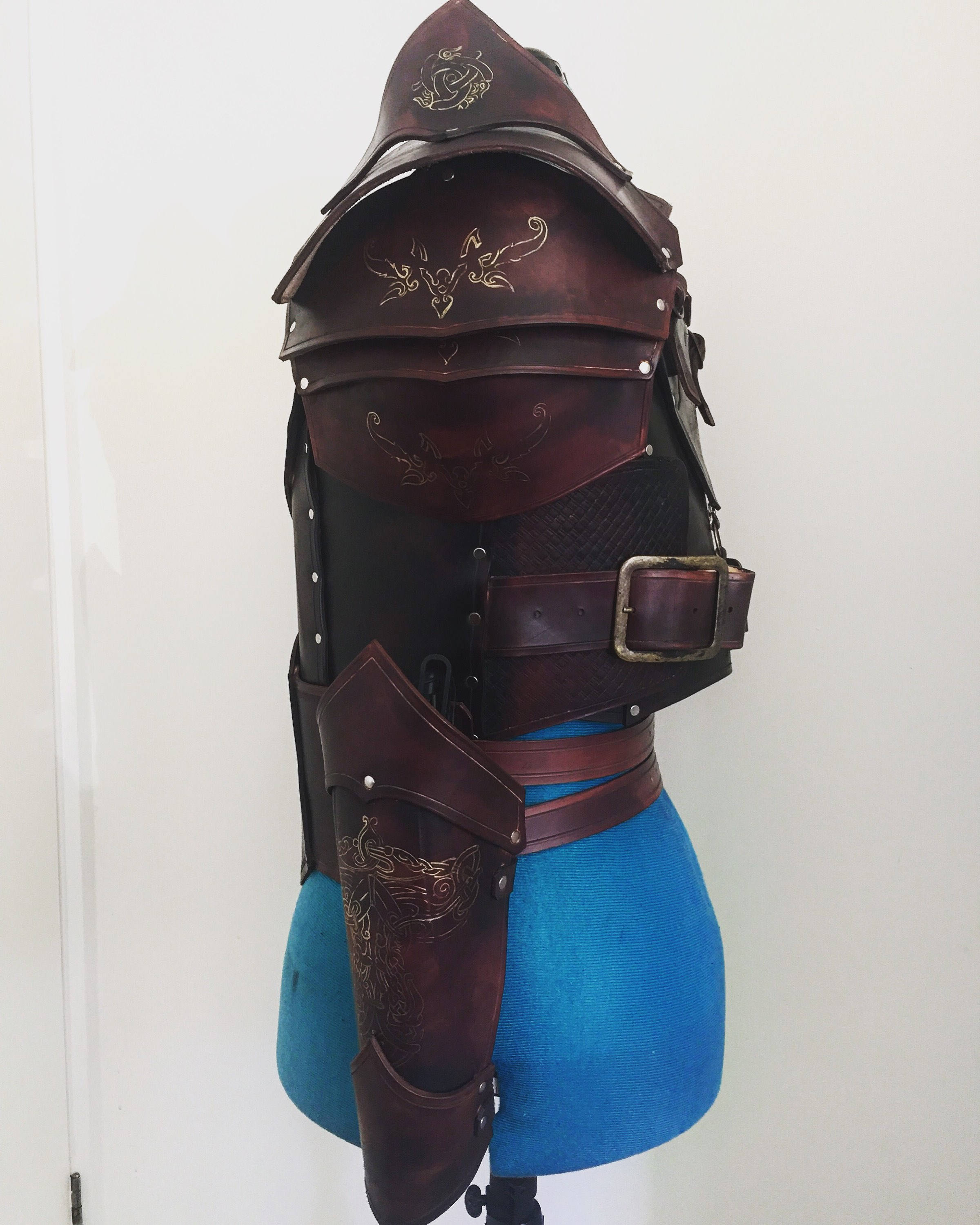 Viking LEATHER ARMOR V3 - COMPLETE Set Reenactment Larp [made on Order ...