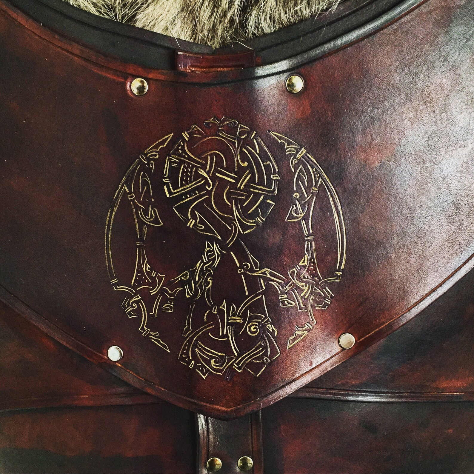 Viking LEATHER ARMOR V2 - COMPLETE Set Reenactment Larp [made on Order ...