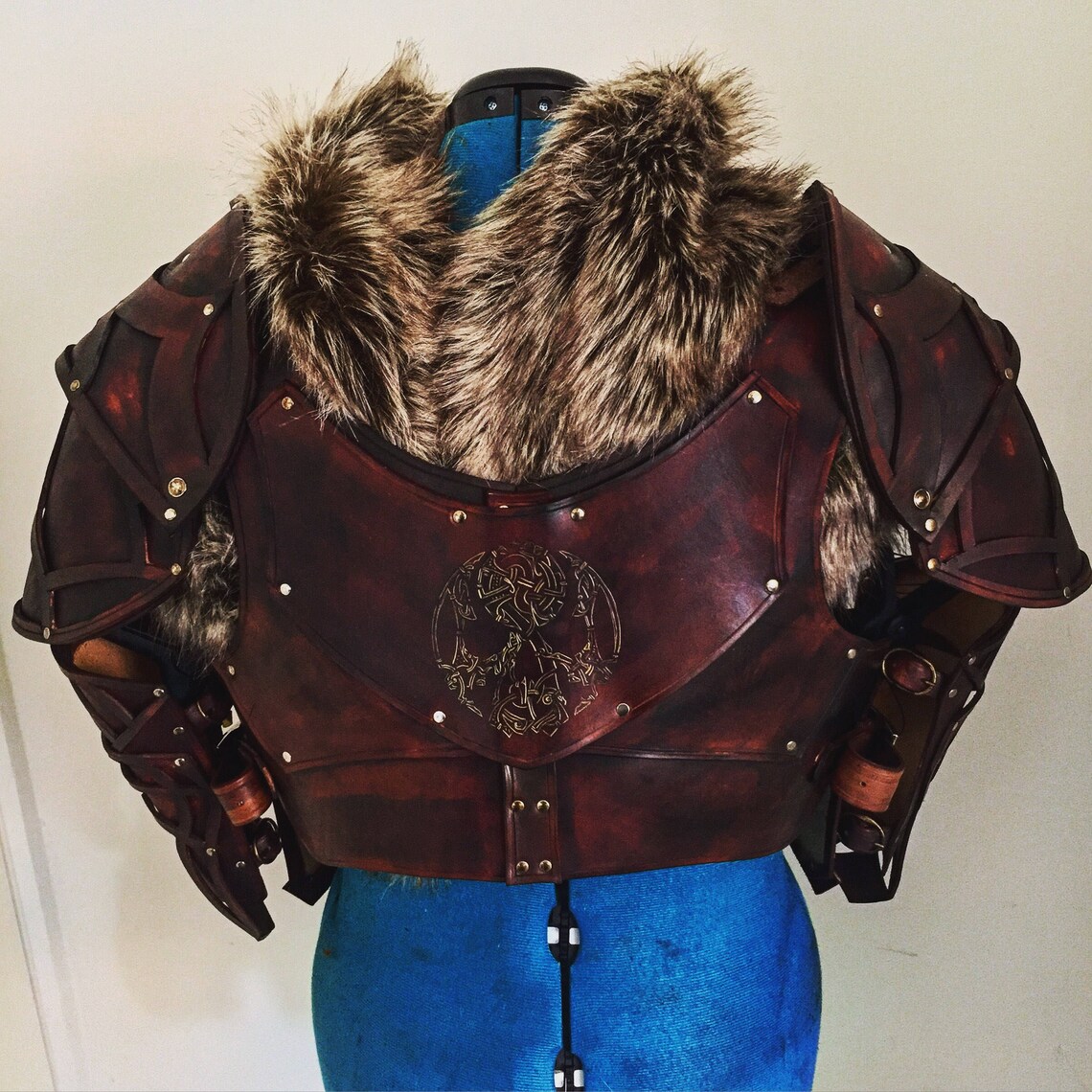 Viking LEATHER ARMOR V2 - COMPLETE Set Reenactment Larp [made on Order ...