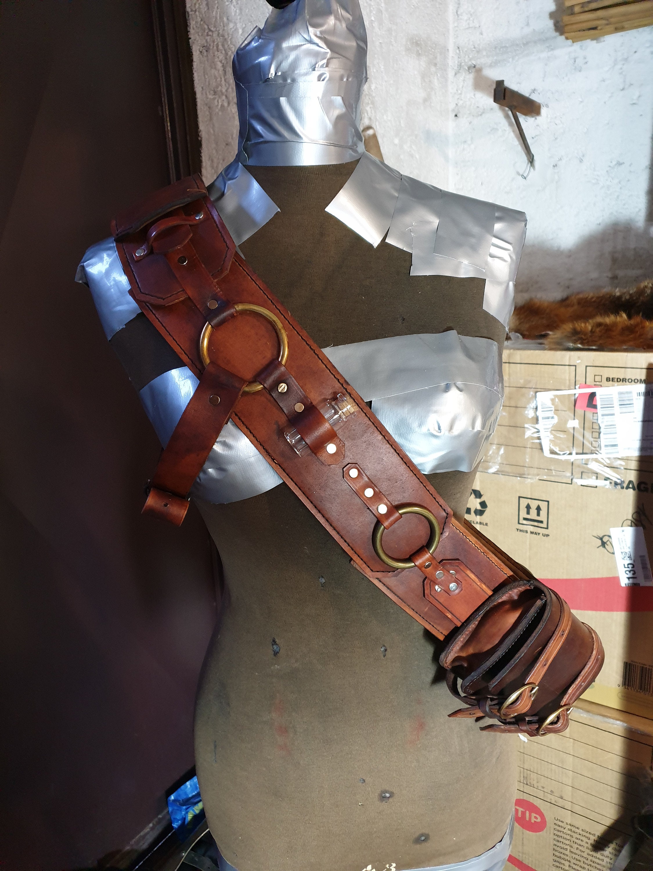 Mercenary Armor - LEATHER BELT - Etsy