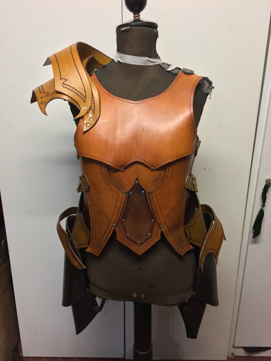 Envy Demon LEATHER ARMOR COMPLETE Set Reenactment Larp made on Order - Etsy