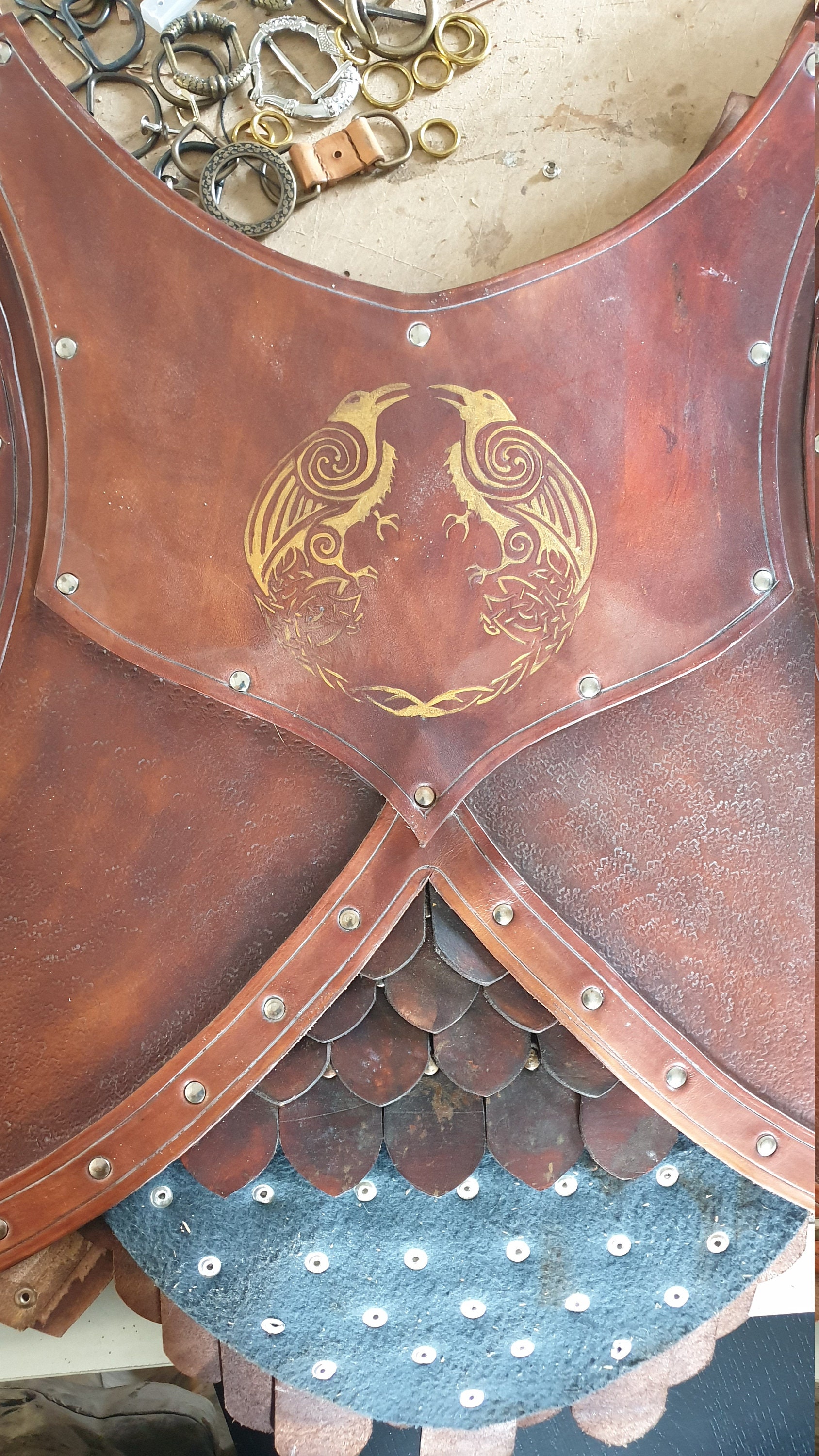 Viking LEATHER ARMOR - COMPLETE Set Reenactment Larp [made on Order] - Etsy