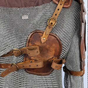 Athos MUSKETEERS LEATHER SHOULDER With Harness - Etsy