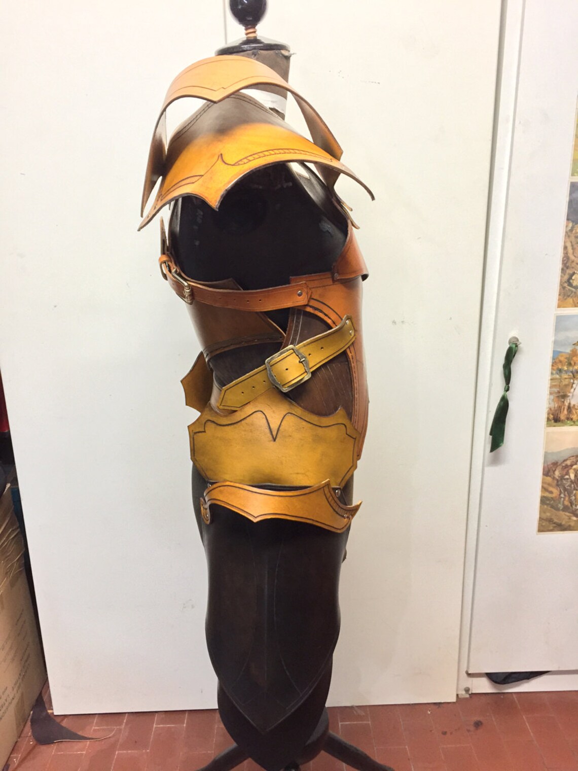 Envy Demon LEATHER ARMOR COMPLETE Set Reenactment Larp made on Order - Etsy