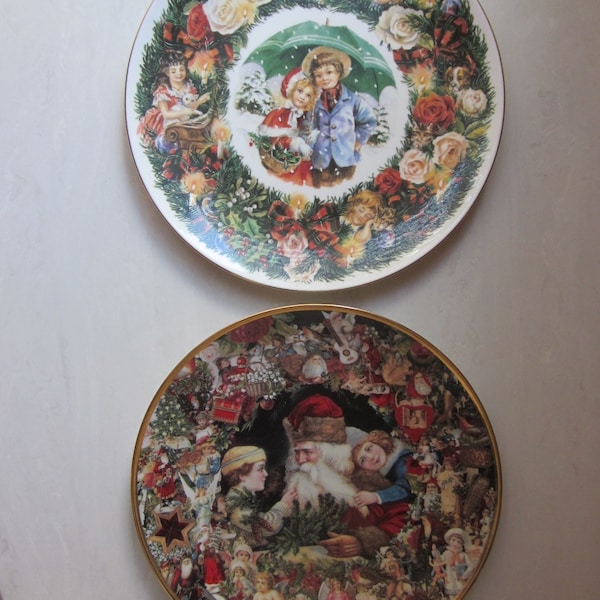 Christmas Collector Plates - Etsy
