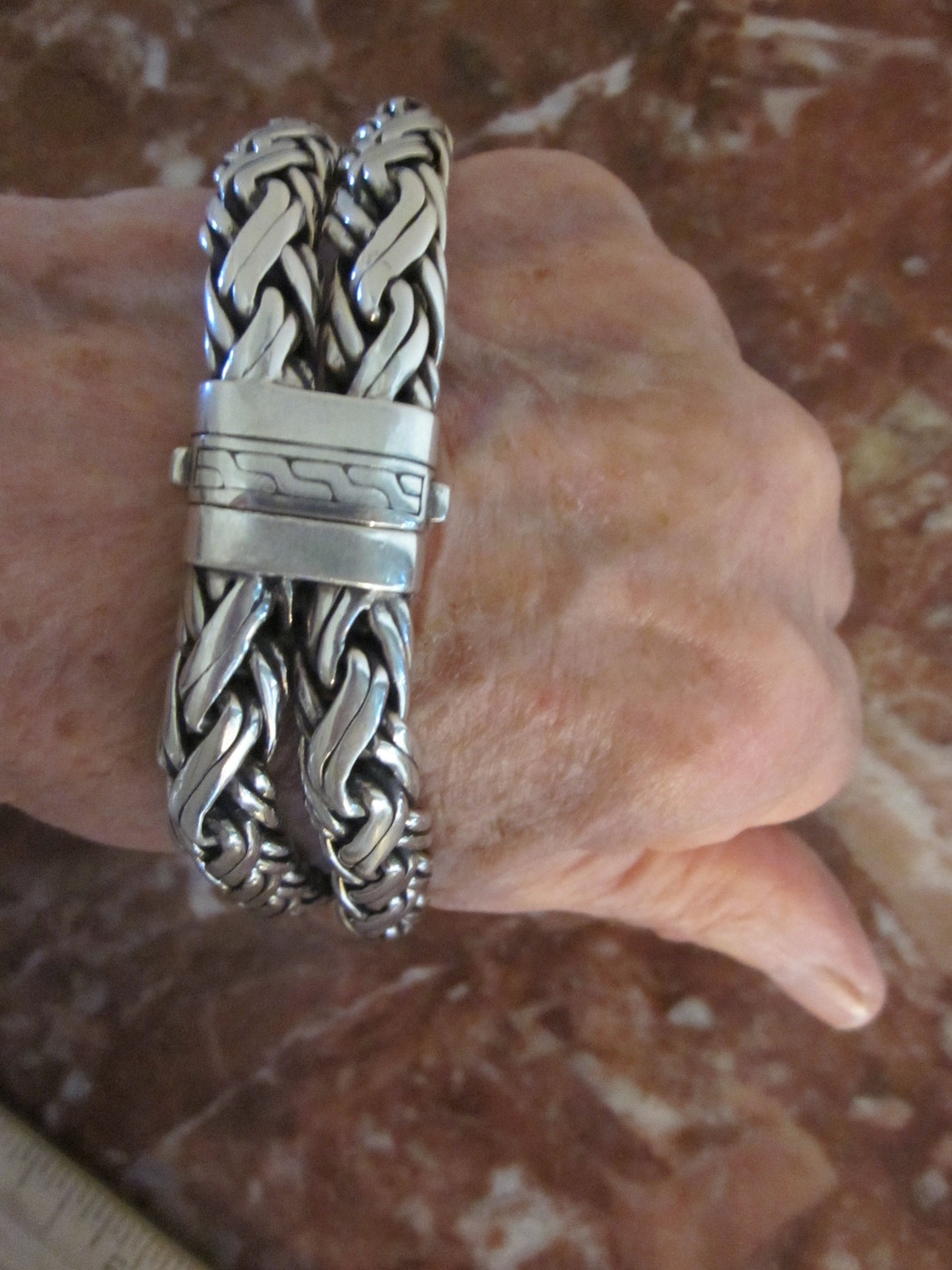 Retired Unisex JOHN HARDY Bracelet Handmade 9 Sterling - Etsy