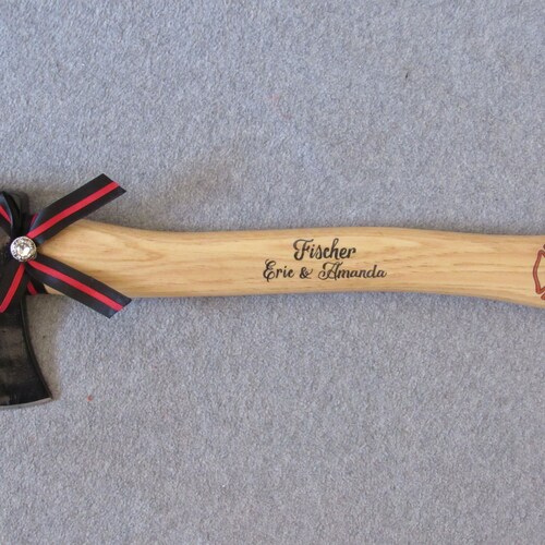 Personalized Firefighter Axe Large Size FREE SHIPPING - Etsy