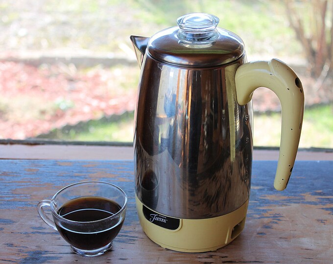 Genuine Fiesta Electric 8 Cup Percolator - Etsy