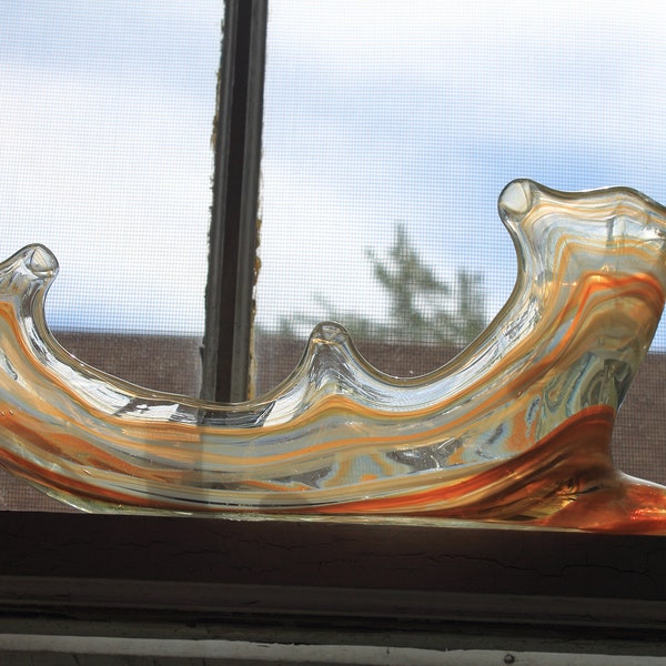 Swirl Art Glass - Etsy