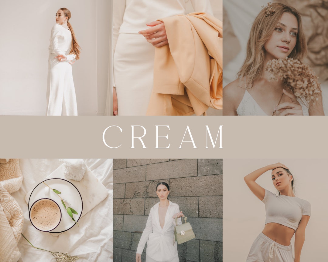 Cream Presets/desktop and Mobile Lightroom Presets - Etsy