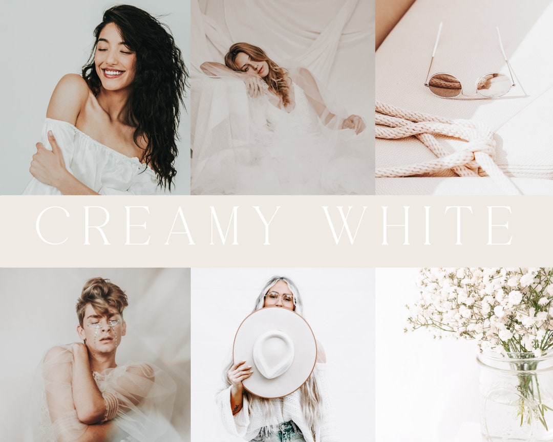 Creamy White Presets/desktop and Mobile Lightroom Presets - Etsy